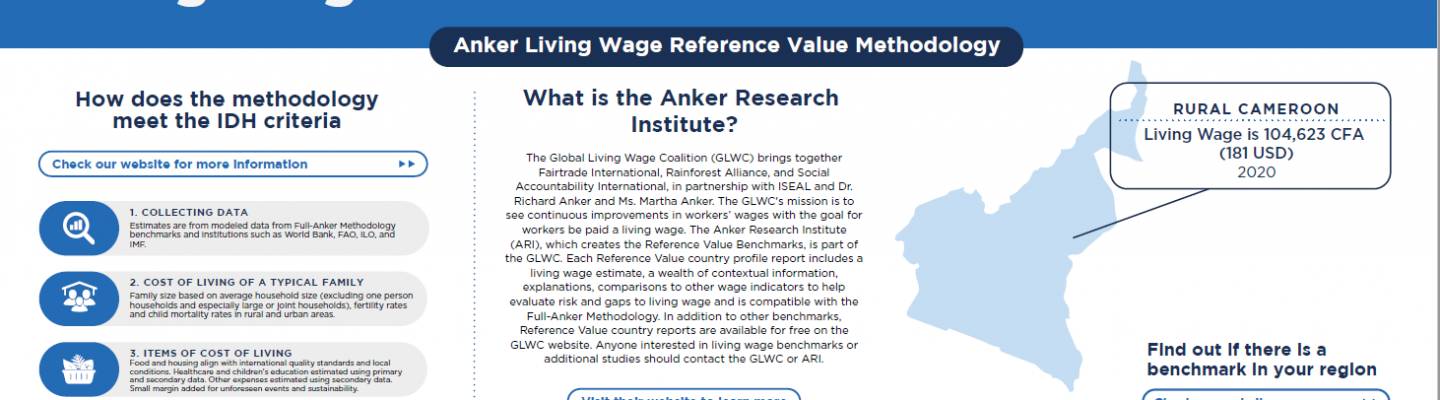 IDH Living Wage Identifier - IDH - the sustainable trade initiative