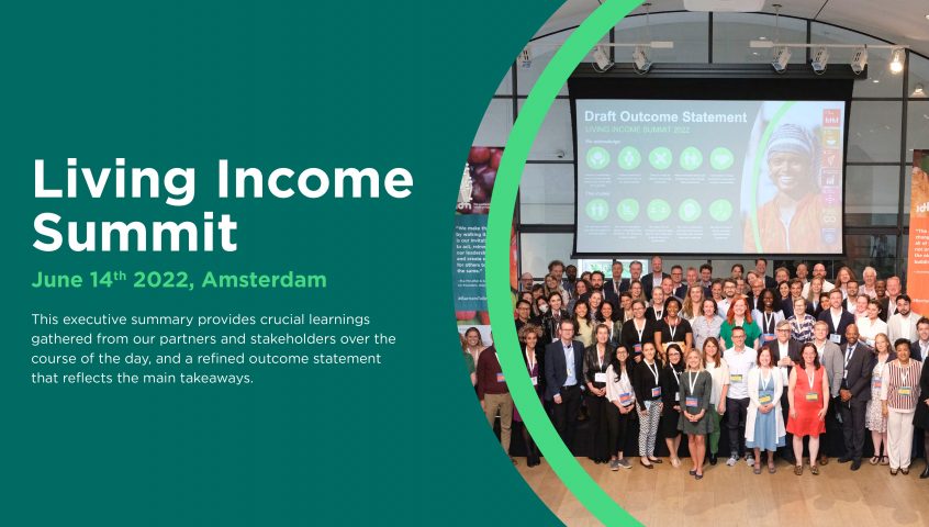 Roadmap on Living Income - IDH - the sustainable trade initiative